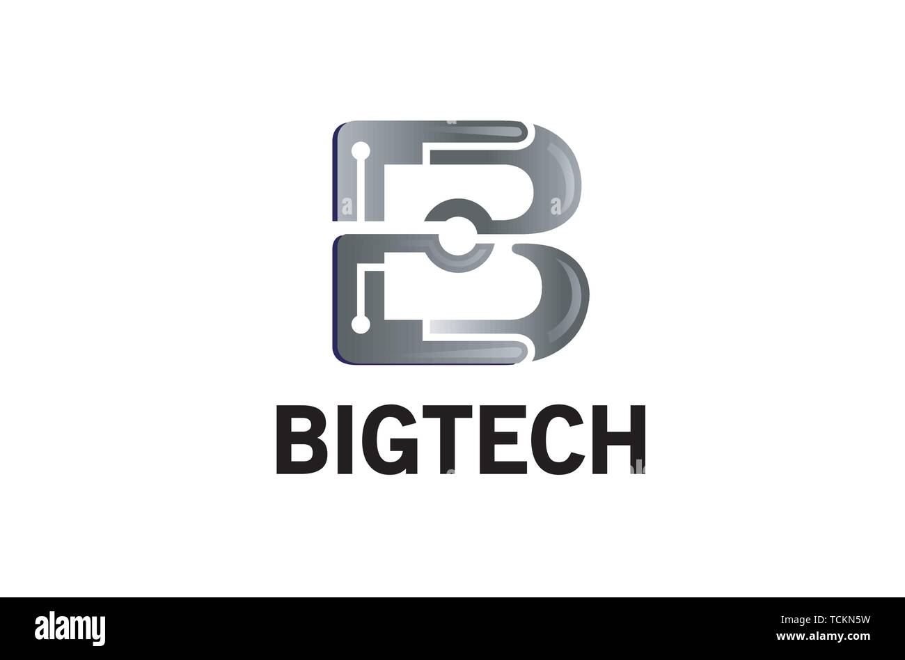 Creative Silver B Letter Logo Symbol Design Stock Vector Image & Art ...