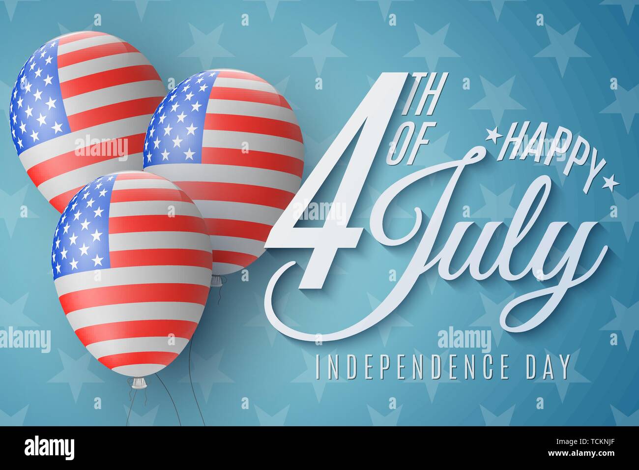 Happy Independence Day brochure. 4th of July. United States of America ...