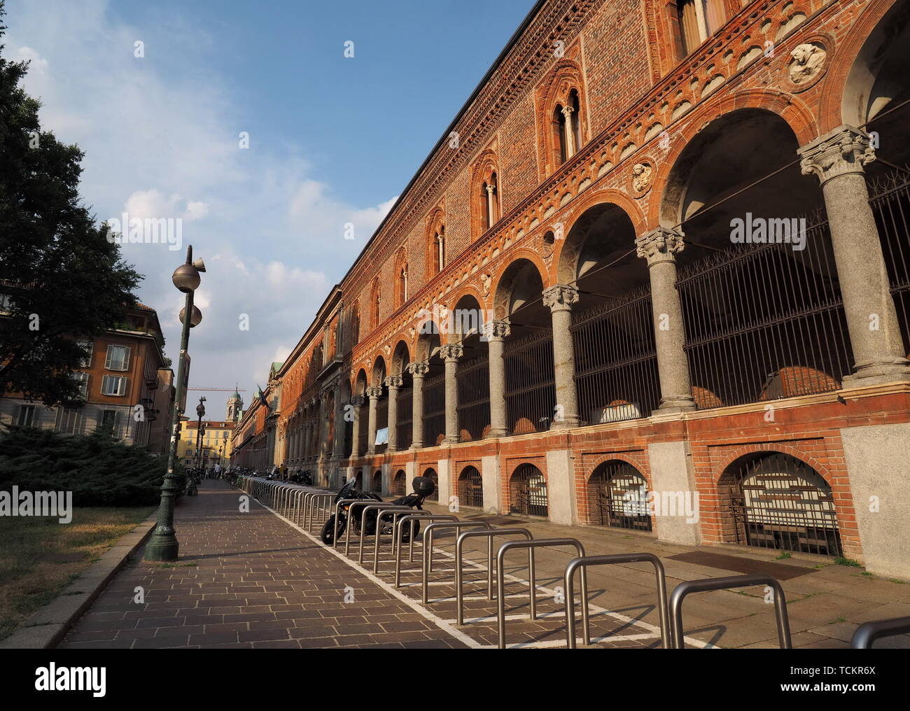 The exterior of the University of Milan Stock Photo - Alamy