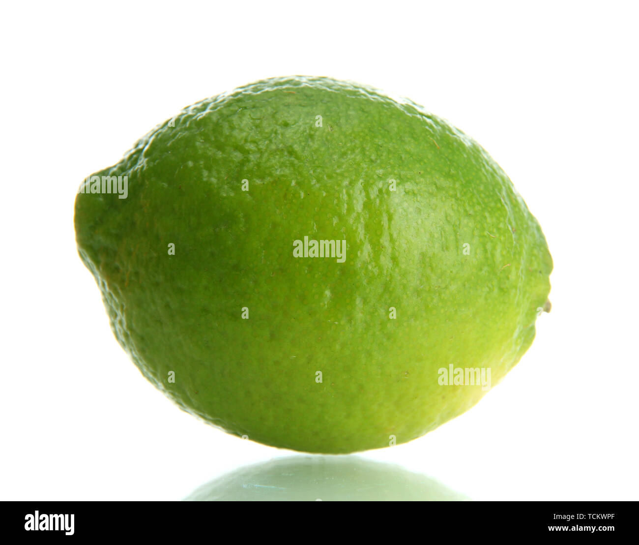 fresh lime isolated on white Stock Photo - Alamy