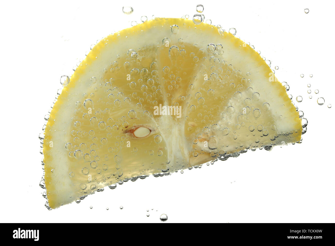 Part lemon drops water white hi-res stock photography and images - Alamy