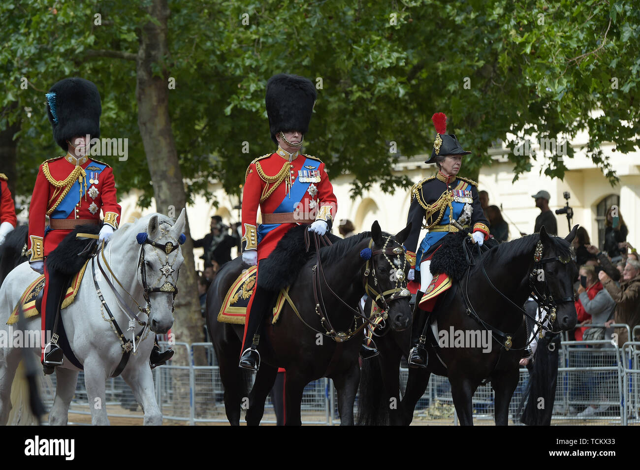 Princess Anne Trooping Colour Parade High Resolution Stock Photography ...