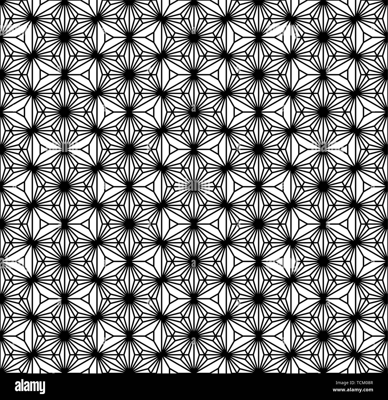 Japanese Silhouettes Pattern