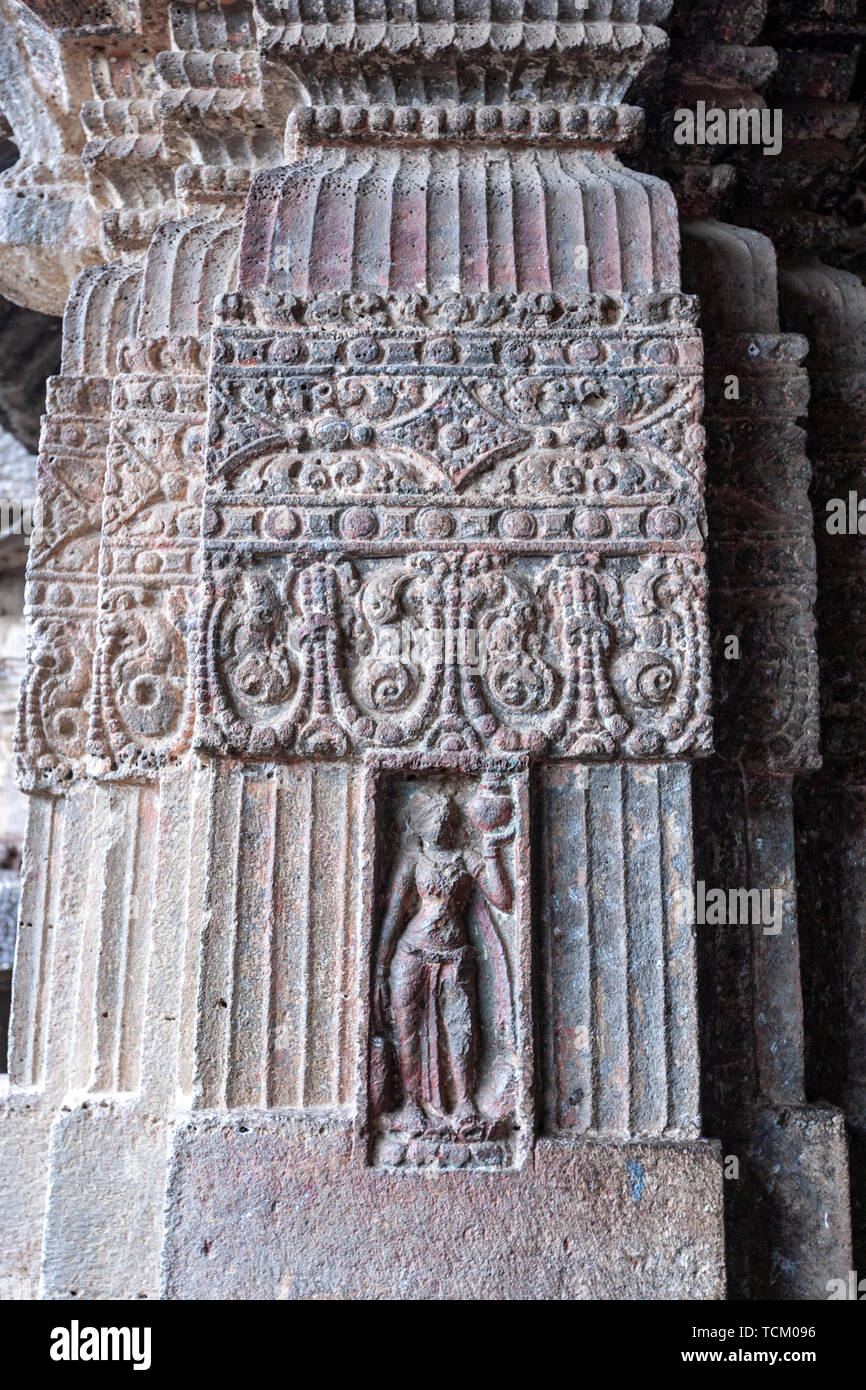Chotta Kailasha: Cave 30, Ellora Caves, rock-cut monastery-temple cave ...