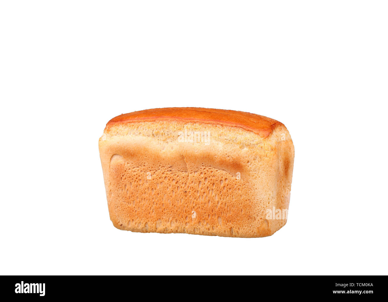 White bread loaf isolated on white background Stock Photo - Alamy