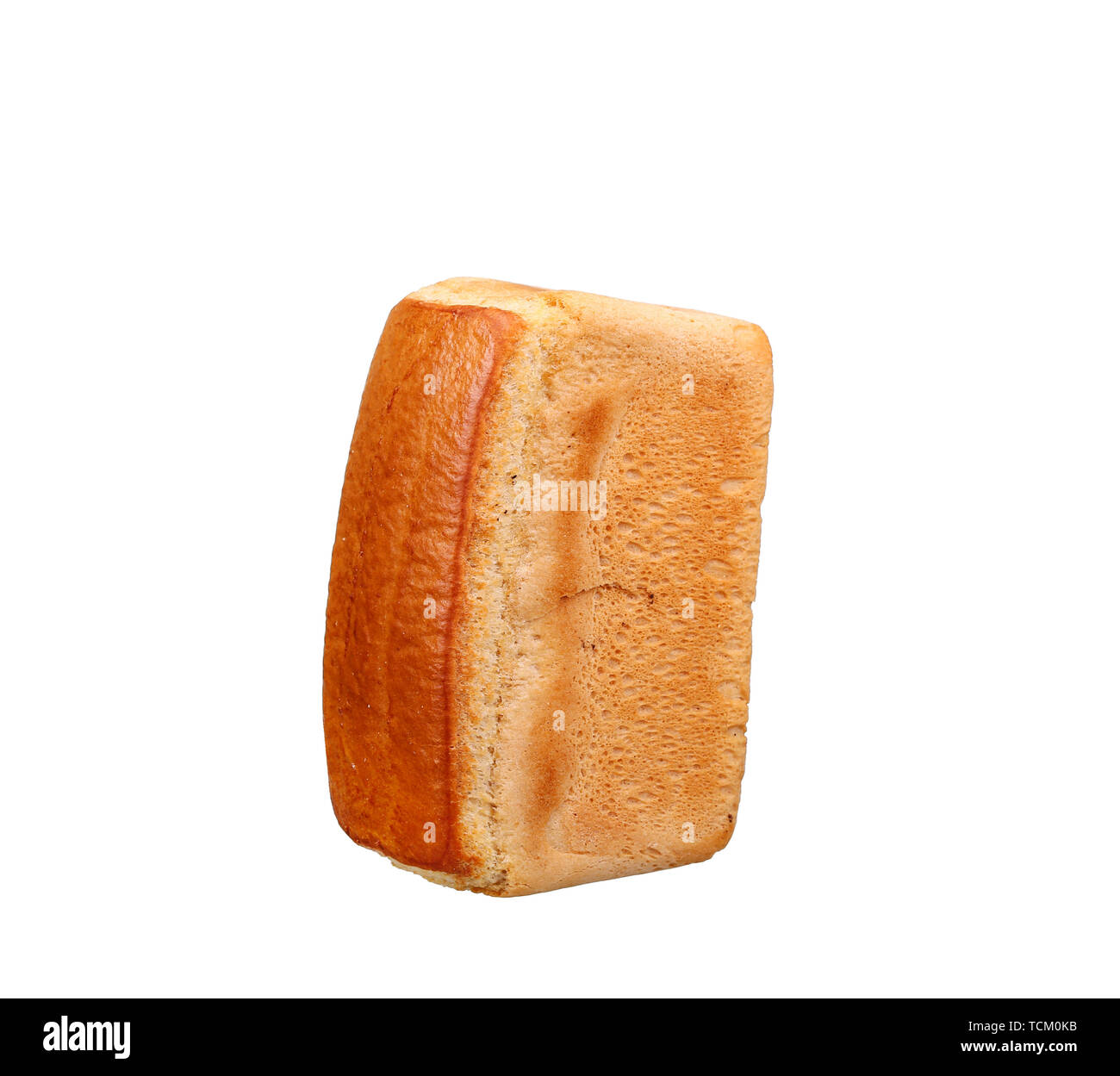 White bread loaf isolated on white background Stock Photo - Alamy