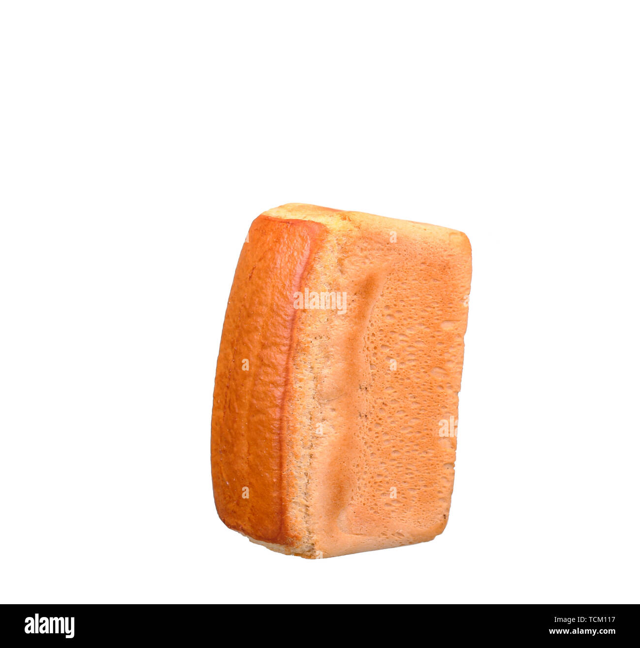 White bread loaf isolated on white background Stock Photo - Alamy