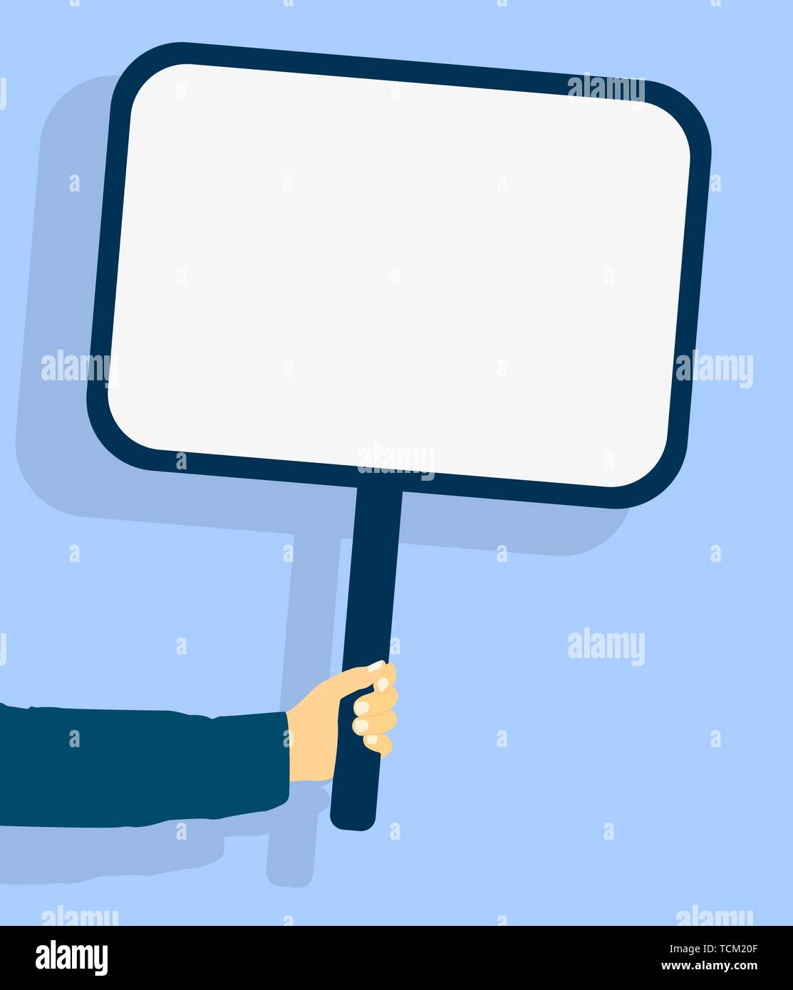 Hand placard hi-res stock photography and images - Alamy