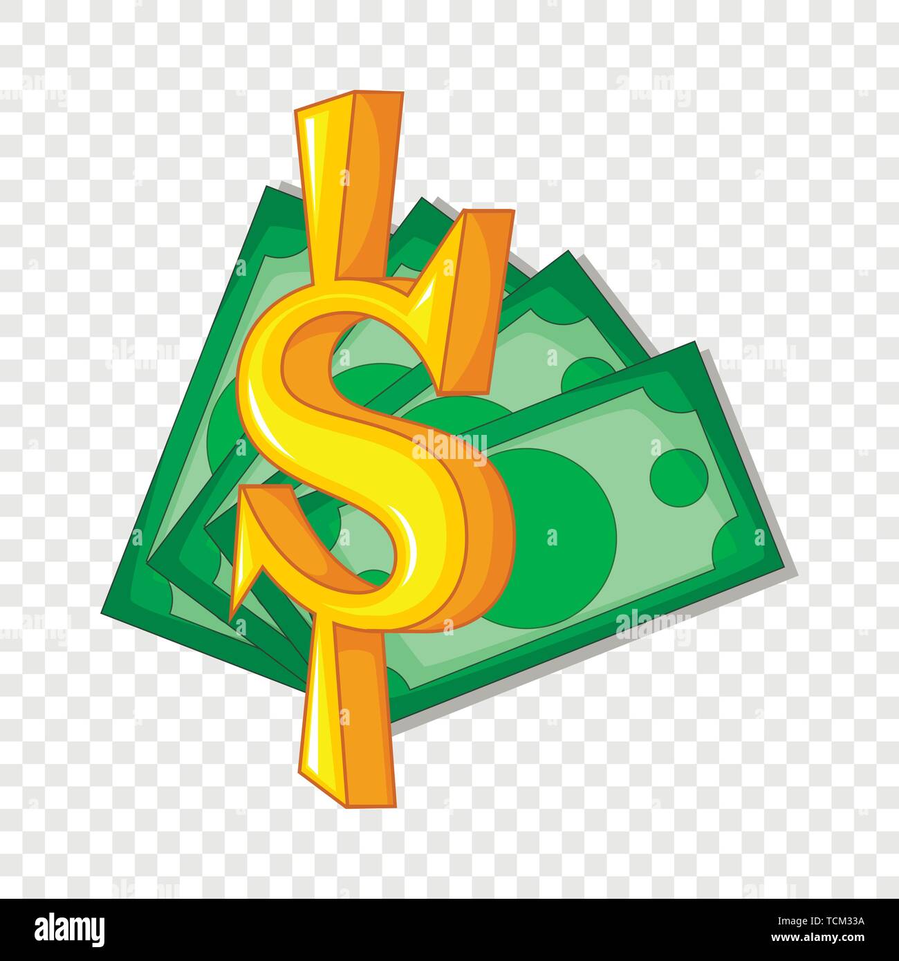 Money icon, cartoon style Stock Vector Image & Art - Alamy