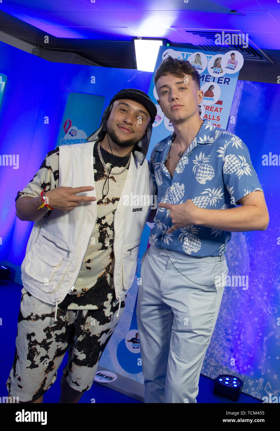 Jax Jones in the on air studio during Capital's Summertime Ball. The ...