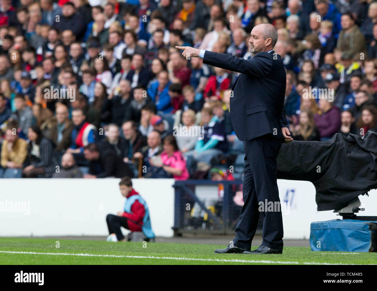Scotland manager Steve Clarke during the UEFA Euro 2020 Qualifying ...