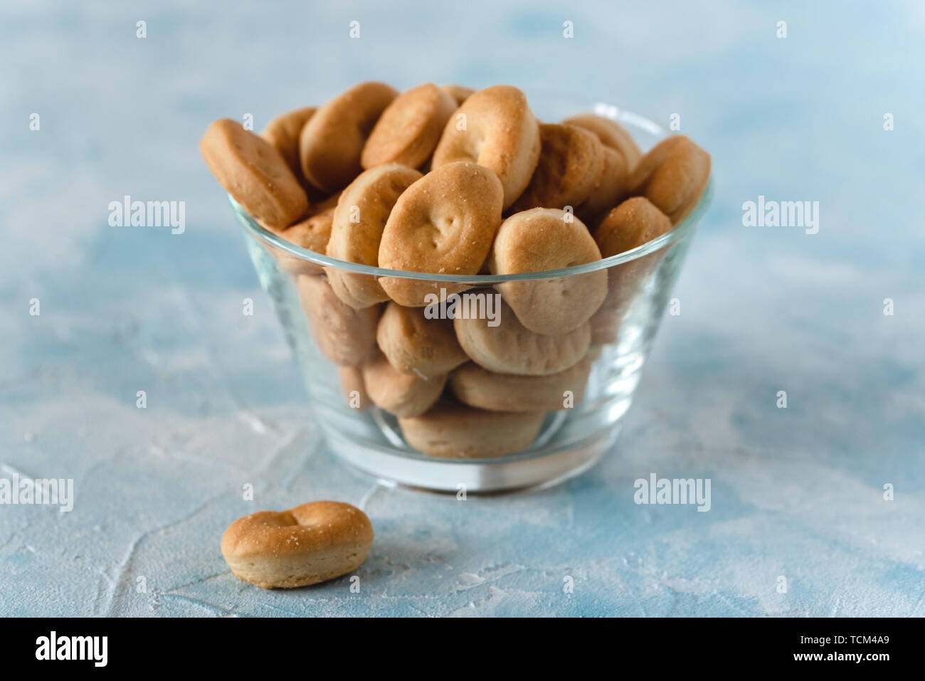 Traditional Spanish crunchy biscuits homemade with olive oil produced ...