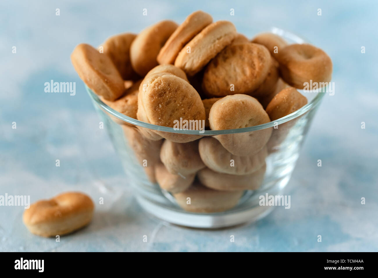 Traditional Spanish crunchy biscuits homemade with olive oil produced ...