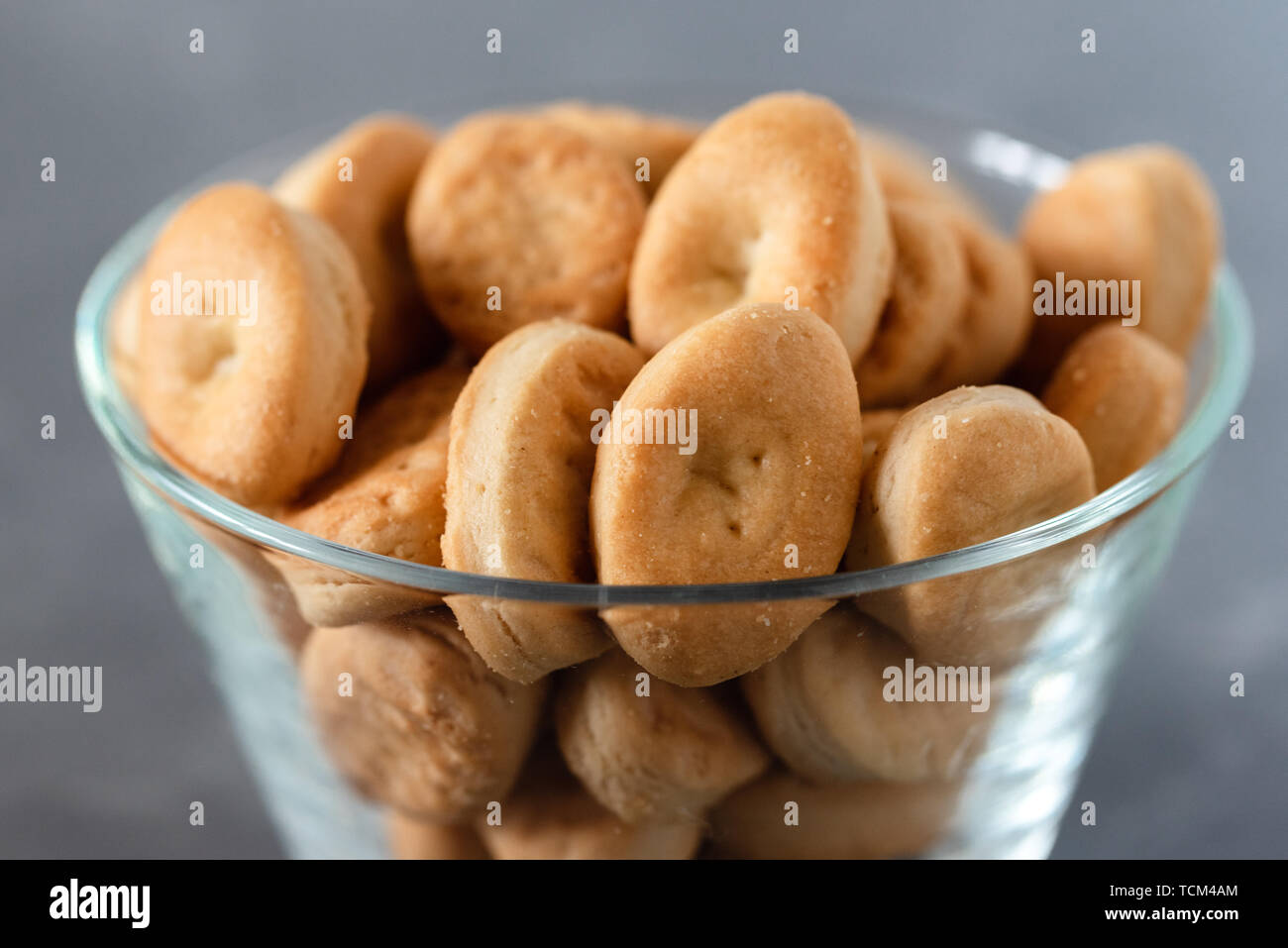 Traditional Spanish crunchy biscuits homemade with olive oil produced ...