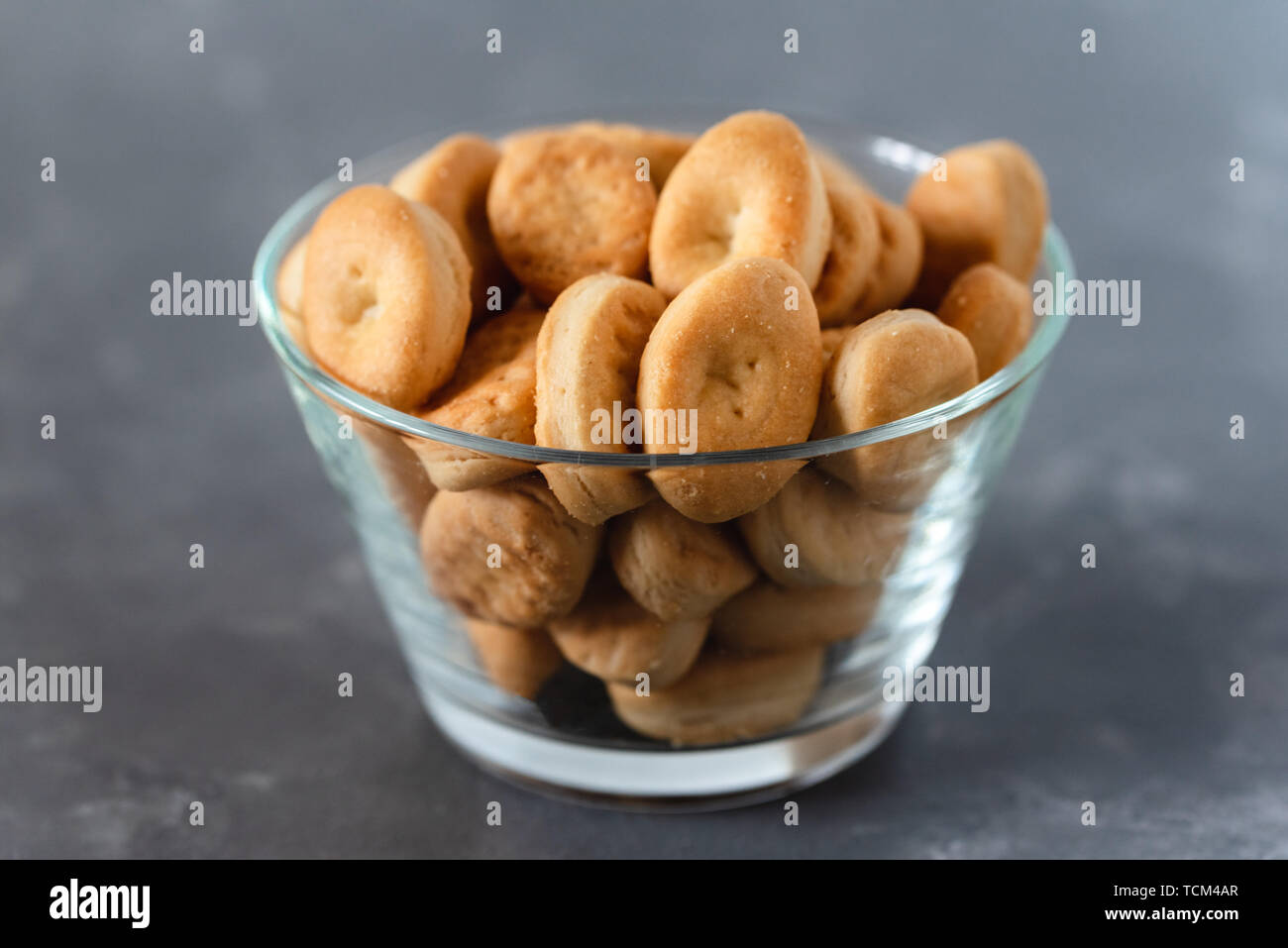 Traditional Spanish crunchy biscuits homemade with olive oil produced ...