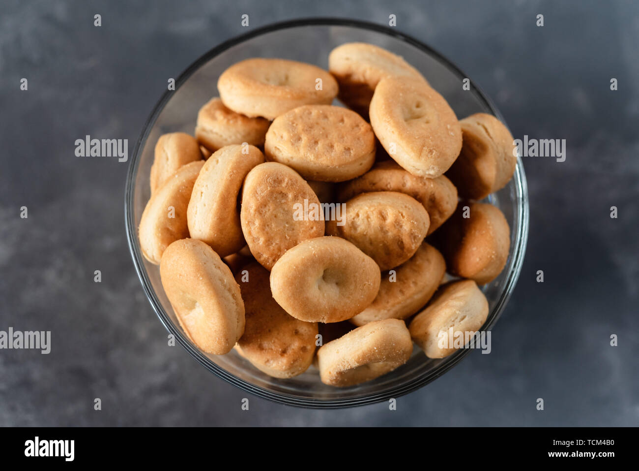 Traditional Spanish crunchy biscuits homemade with olive oil produced ...