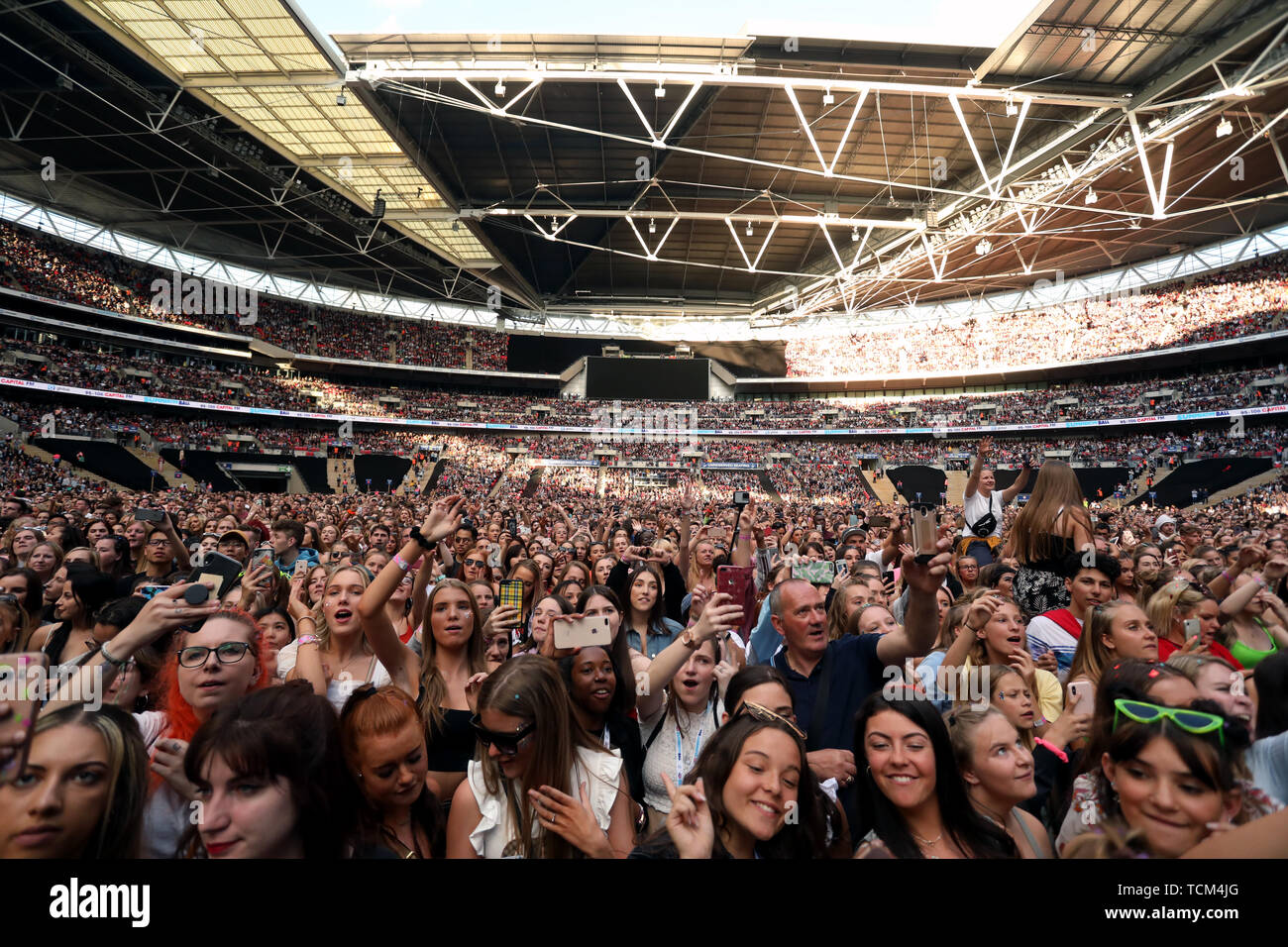 Fans during Capital's Summertime Ball. The world's biggest stars ...