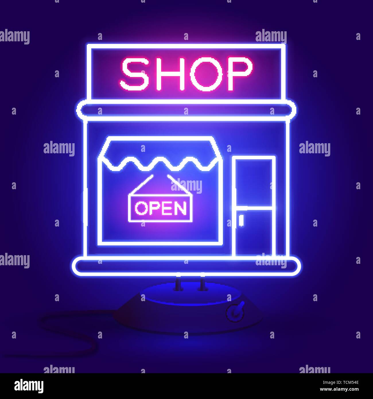 Shop Now Neon Sign. Ready For Your Design, Greeting Card, Banner ...