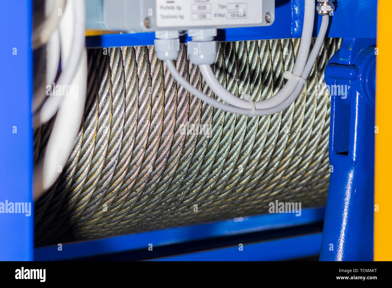 Steel wire rope button hi-res stock photography and images - Alamy