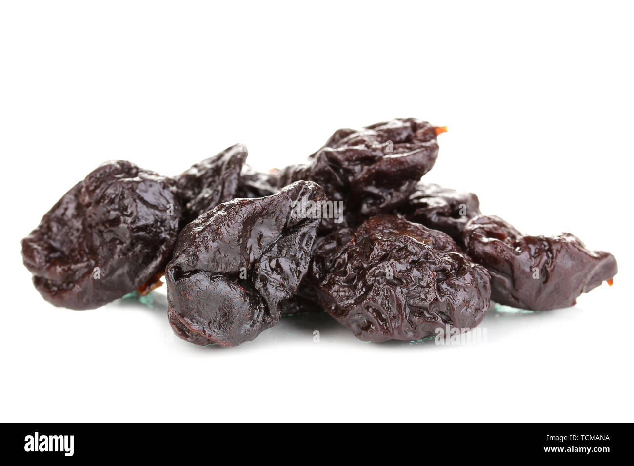 yummy dried plums isolated on white Stock Photo - Alamy