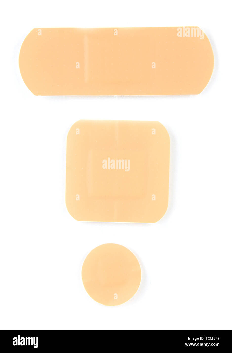Medical patches isolated on white Stock Photo - Alamy