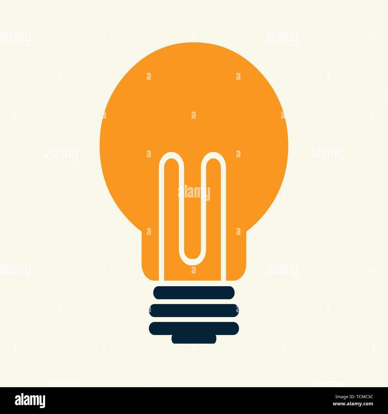 lamp bulb vector icon illustration Stock Vector Image & Art - Alamy