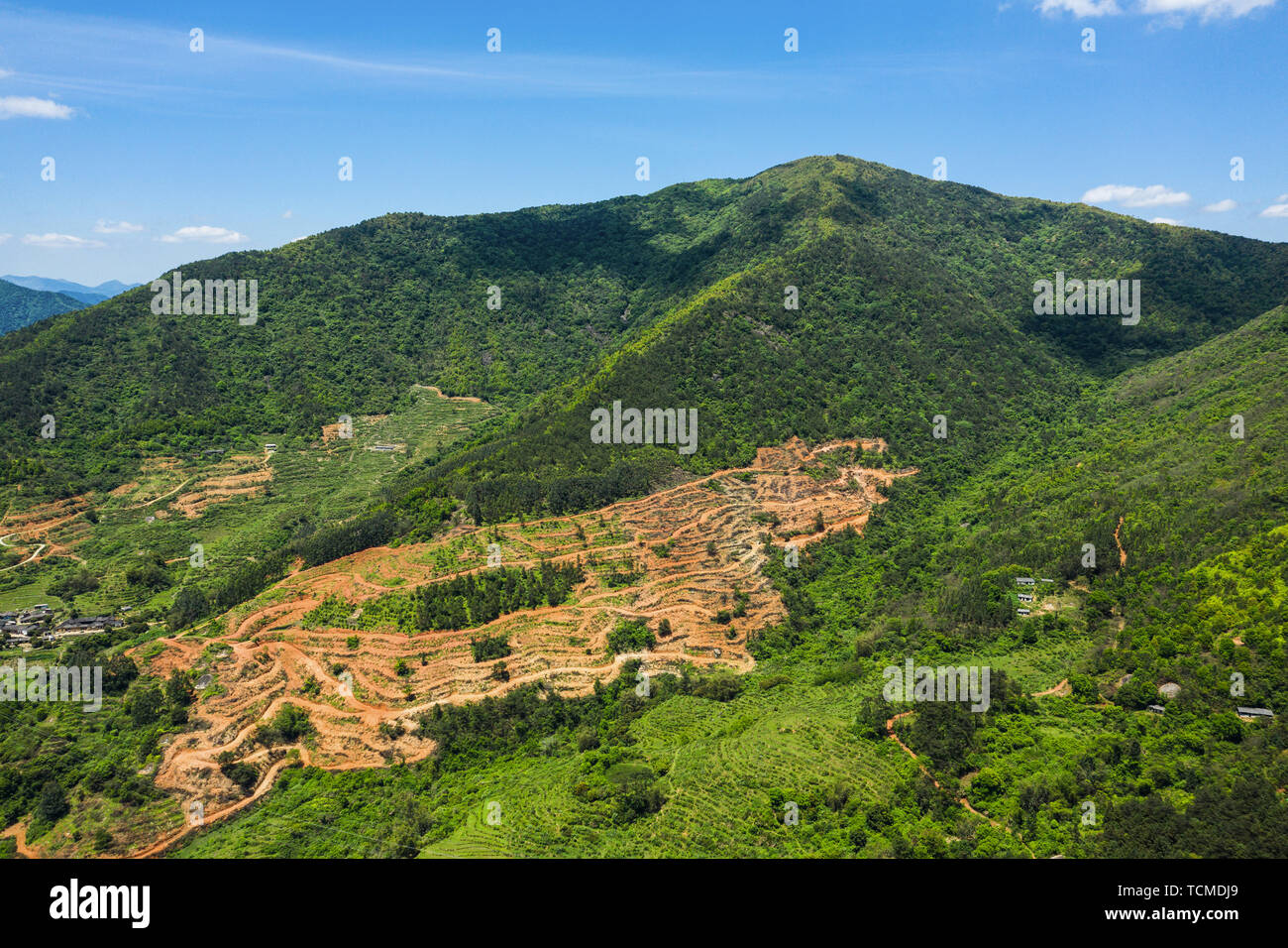 Terraces in Yongchun County, Quanzhou Stock Photo - Alamy