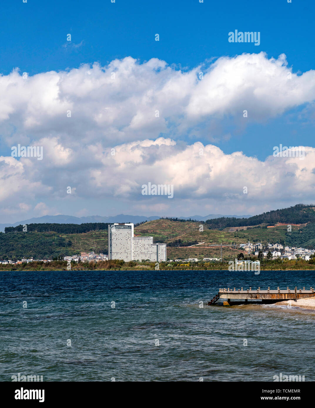 Scenery of Fuxian Lake Stock Photo - Alamy