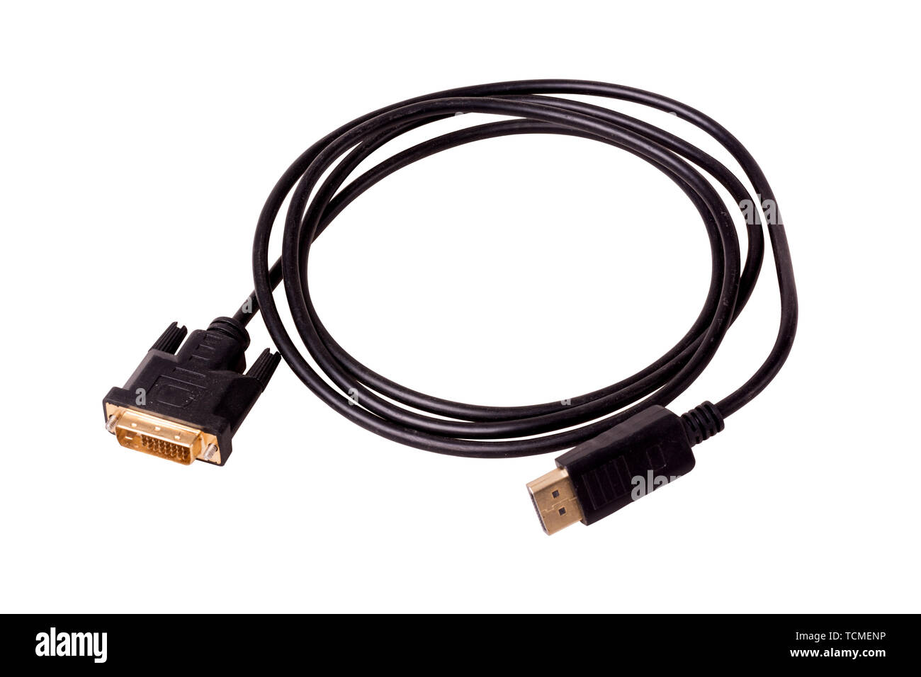 isolated communication connector on white background Stock Photo - Alamy