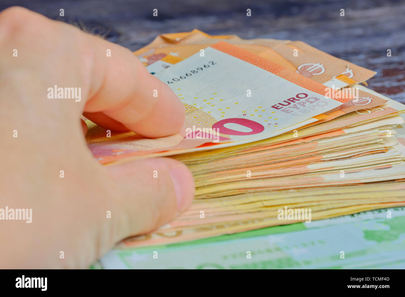 Bunch of euro hi-res stock photography and images - Alamy