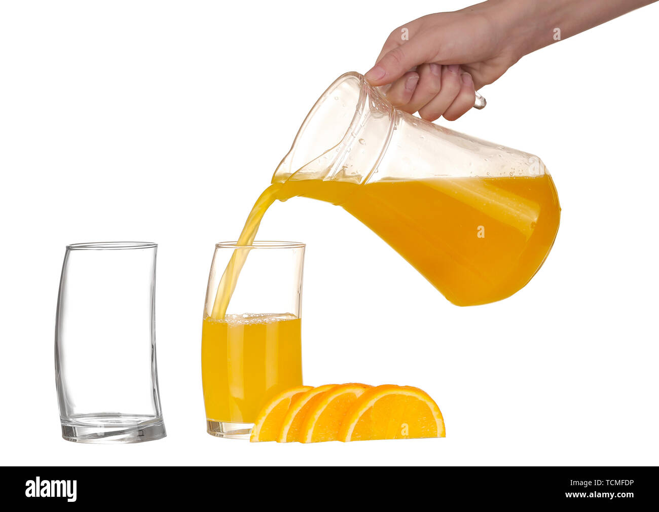 Collage orange juice slices hi-res stock photography and images - Alamy