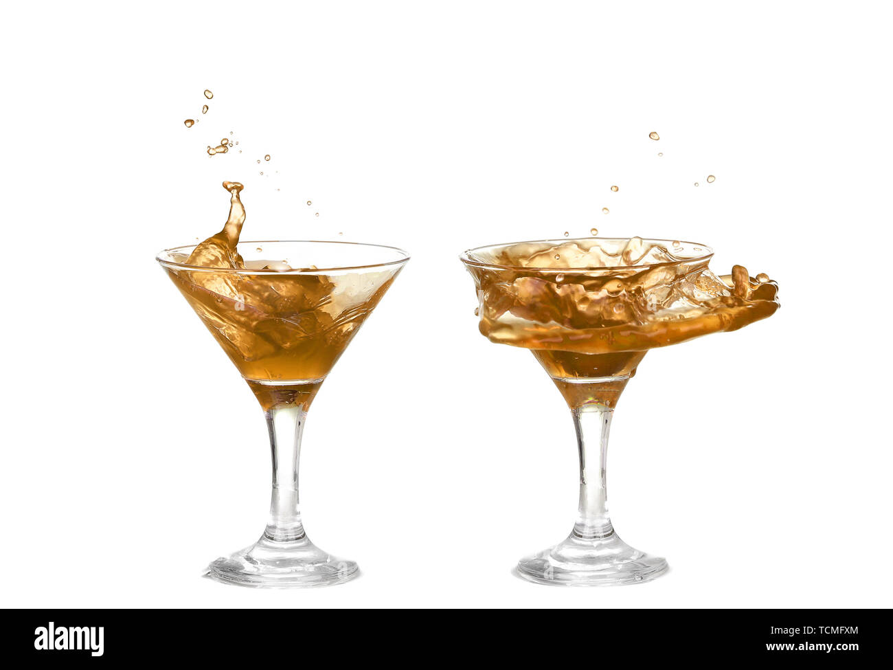 collage of orange cocktail with a splash isolated on white background ...