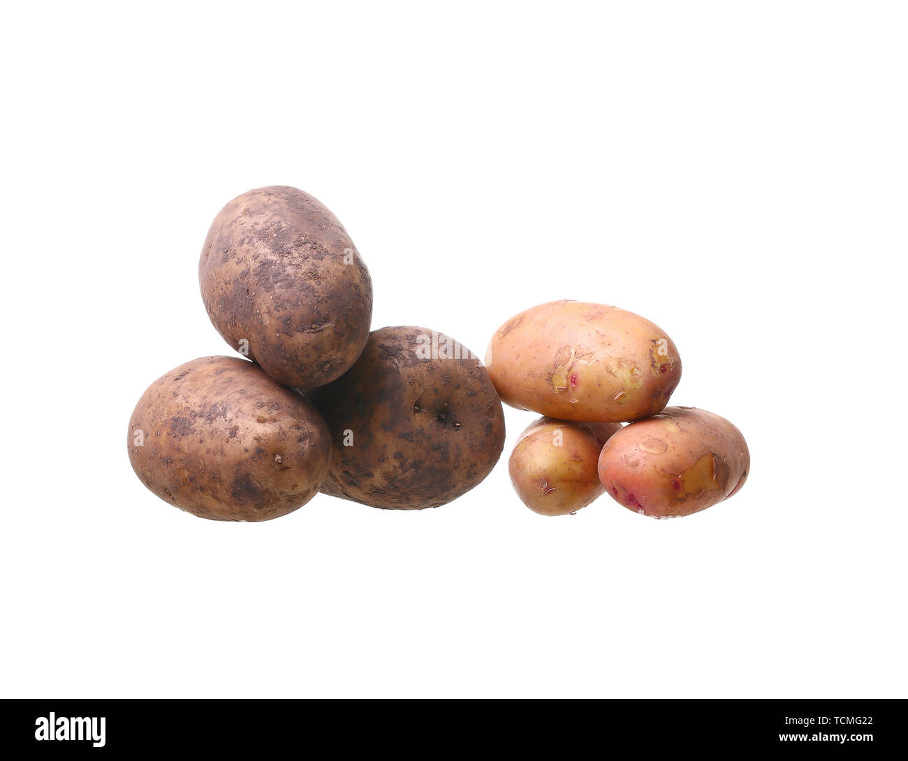 potato isolated on white background close up Stock Photo - Alamy