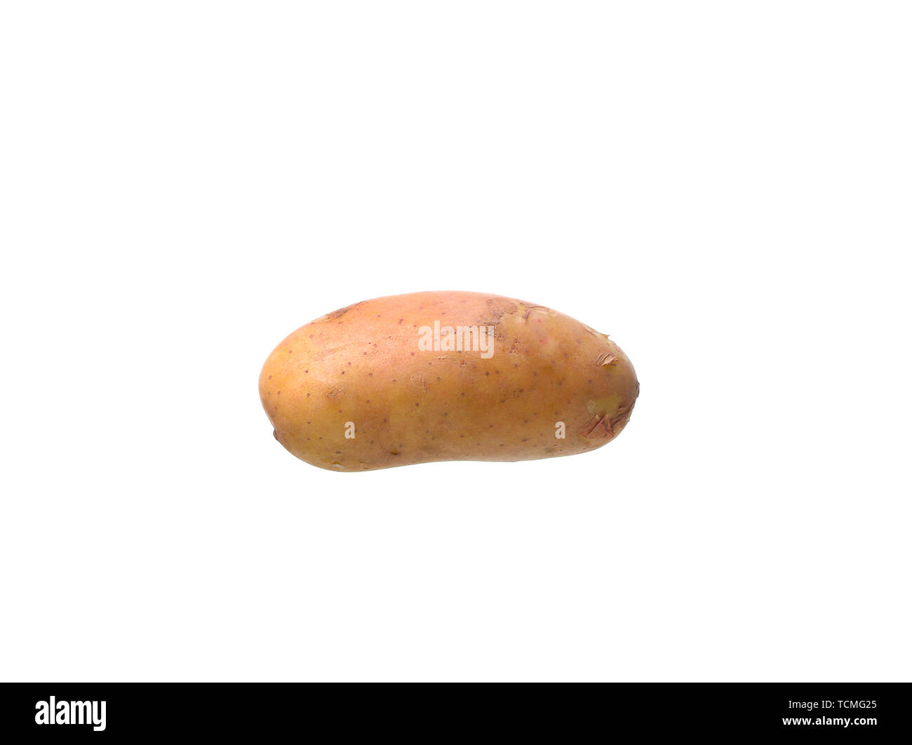 one potatoes isolated on white background Stock Photo - Alamy