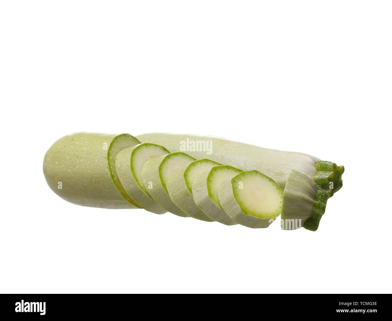 Fresh vegetable marrow. Isolated on white Stock Photo - Alamy