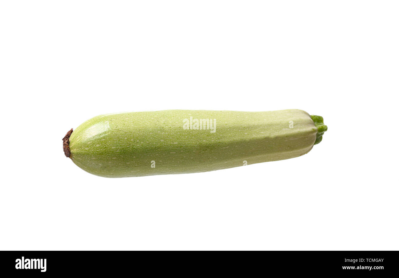 Fresh vegetable marrow. Isolated on white Stock Photo - Alamy