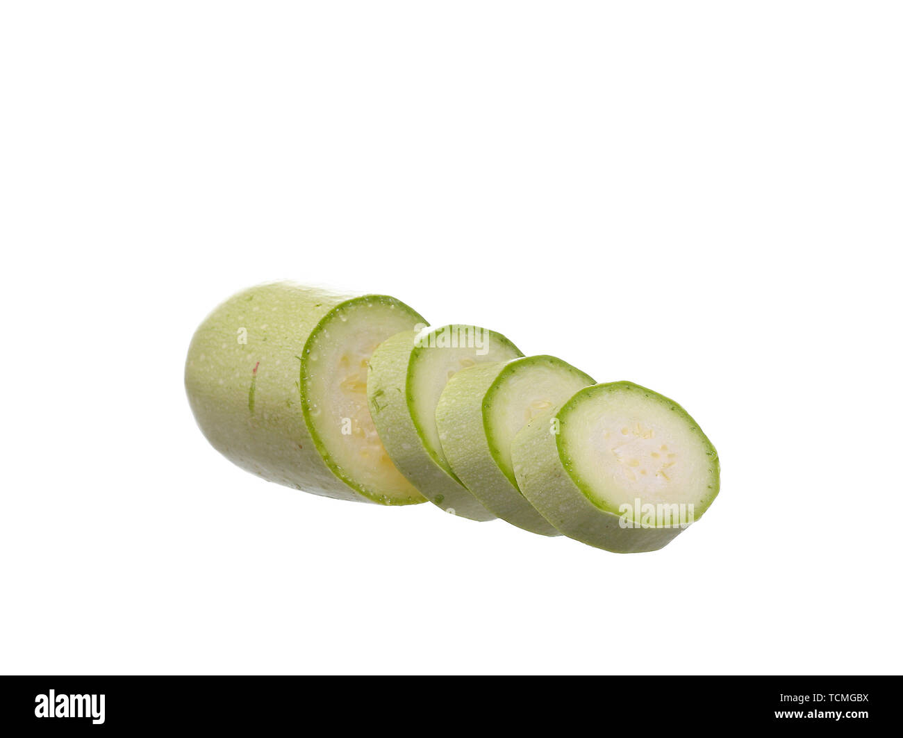 Fresh vegetable marrow. Isolated on white Stock Photo - Alamy