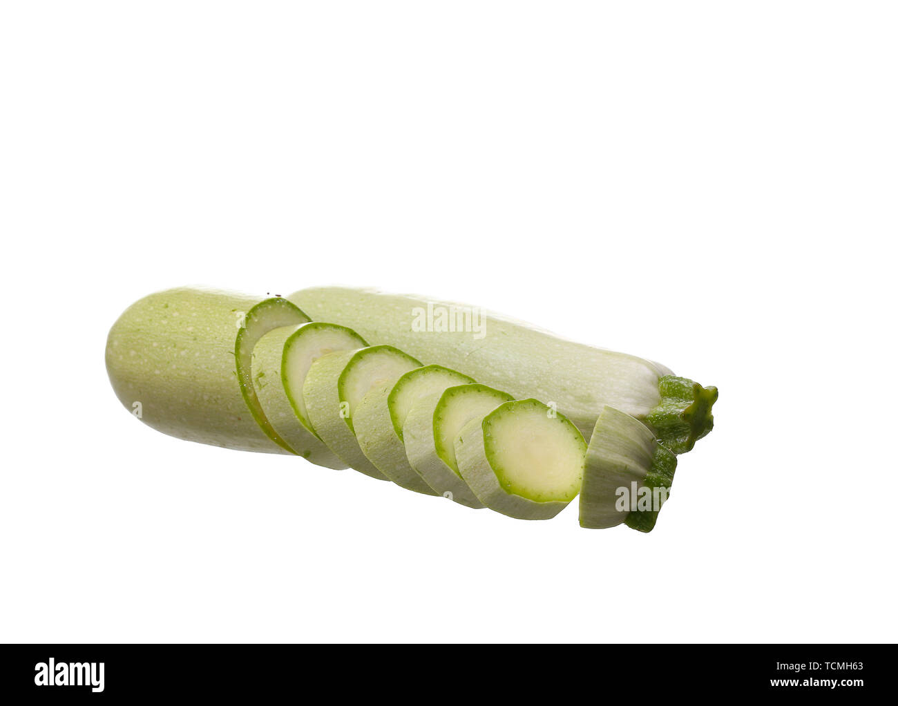 Fresh vegetable marrow. Isolated on white Stock Photo - Alamy
