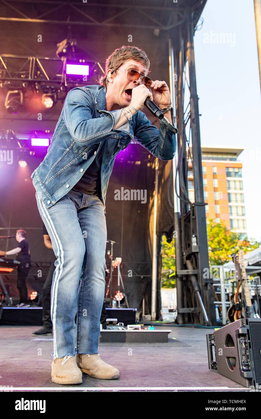 June 7, 2019 - Madison, Wisconsin, U.S - ROB THOMAS during the Chip ...