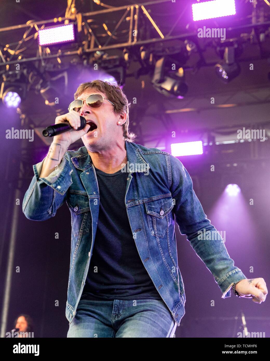 June 7, 2019 - Madison, Wisconsin, U.S - ROB THOMAS during the Chip ...