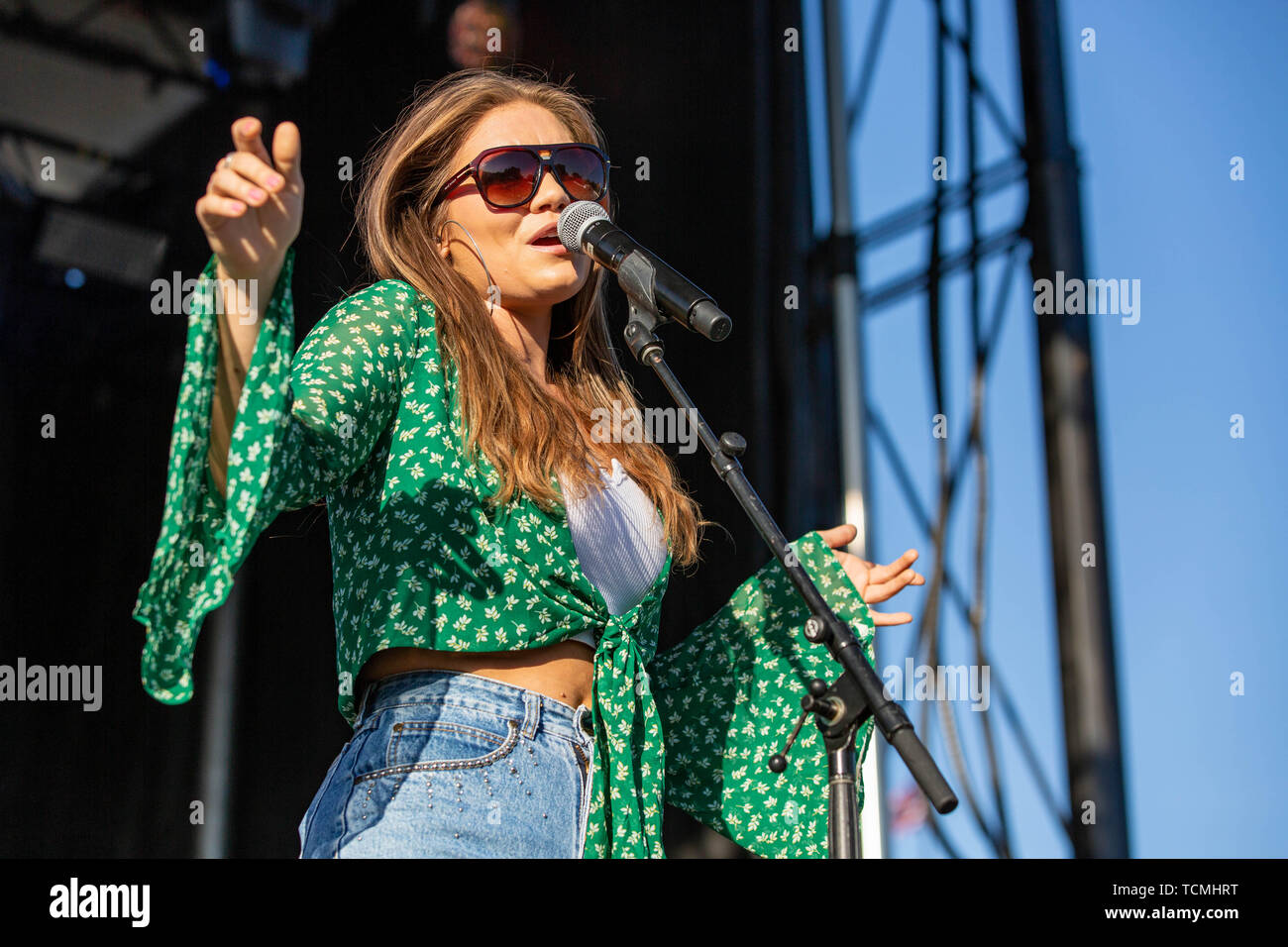 June 7, 2019 - Madison, Wisconsin, U.S - Musician ABBY ANDERSON during ...