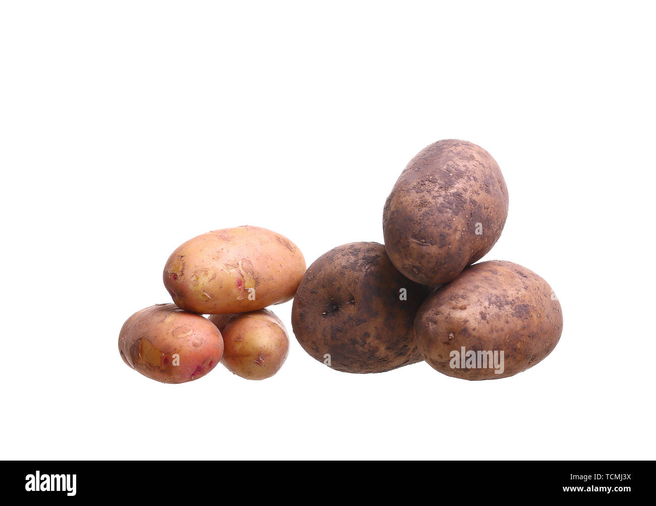 potato isolated on white background close up Stock Photo - Alamy