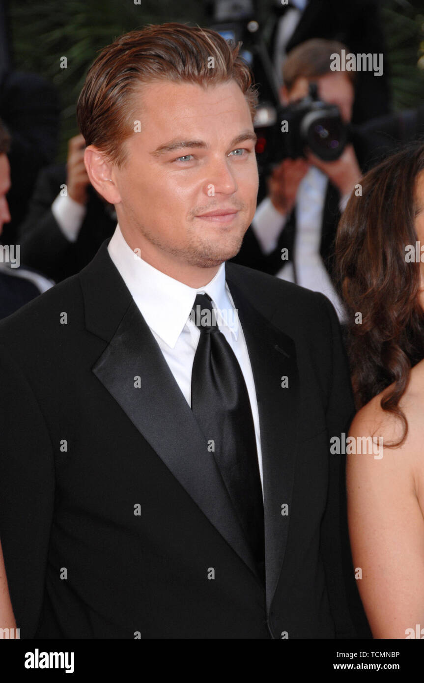 CANNES, FRANCE. May 19, 2007: Leonardo DiCaprio at screening for "No ...