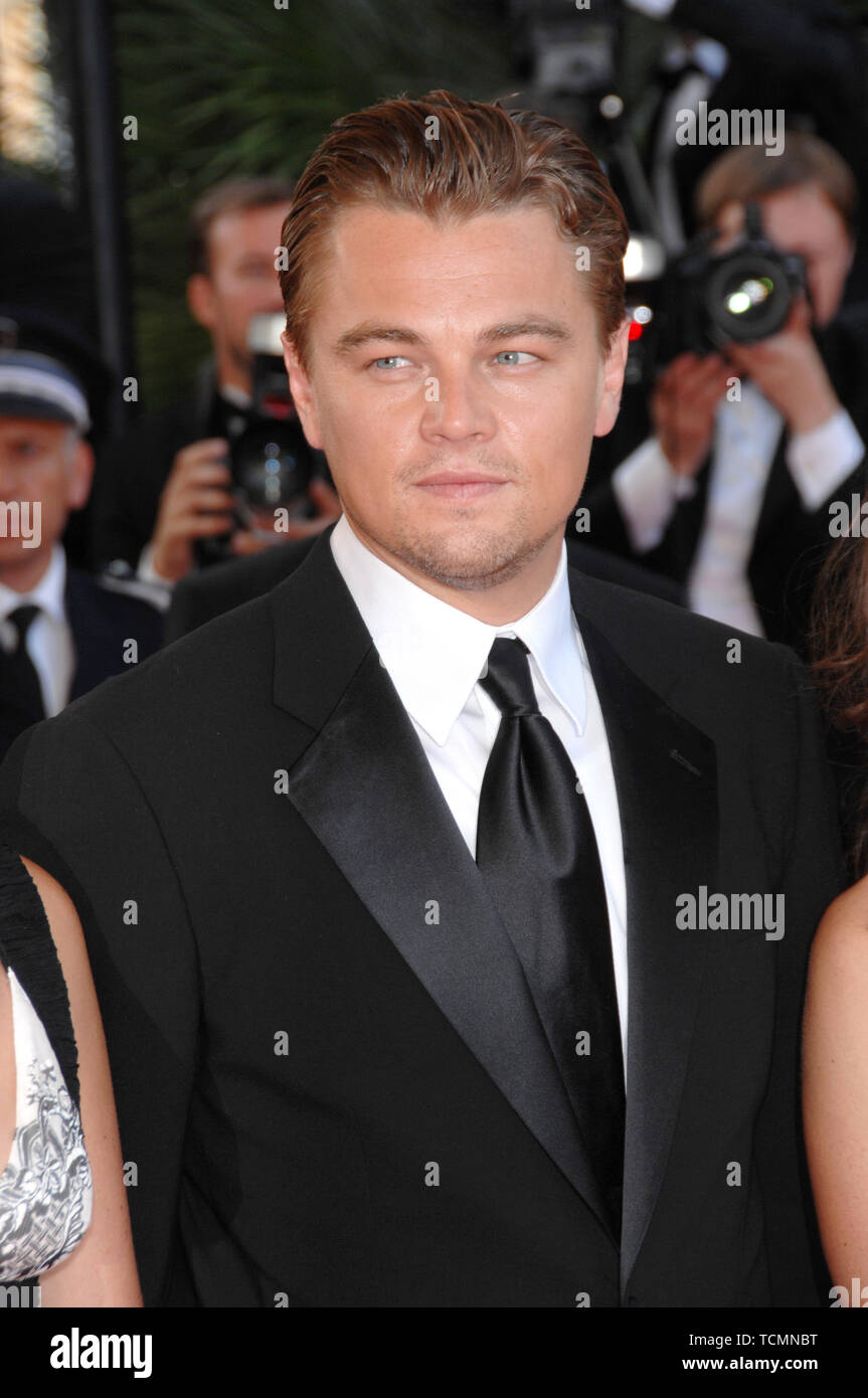 CANNES, FRANCE. May 19, 2007: Leonardo DiCaprio at screening for "No ...
