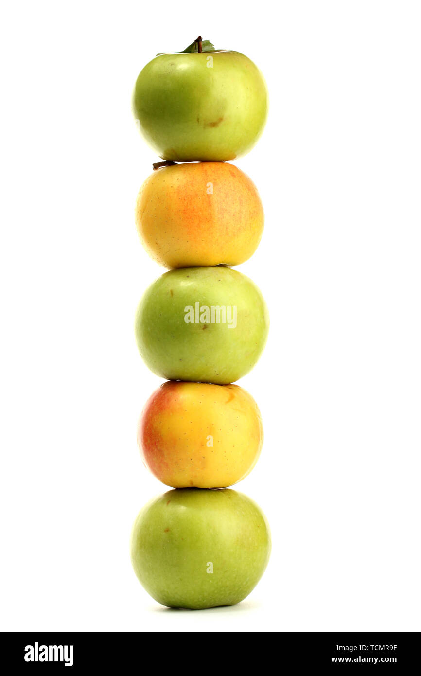 sweet apples, isolated on white Stock Photo - Alamy