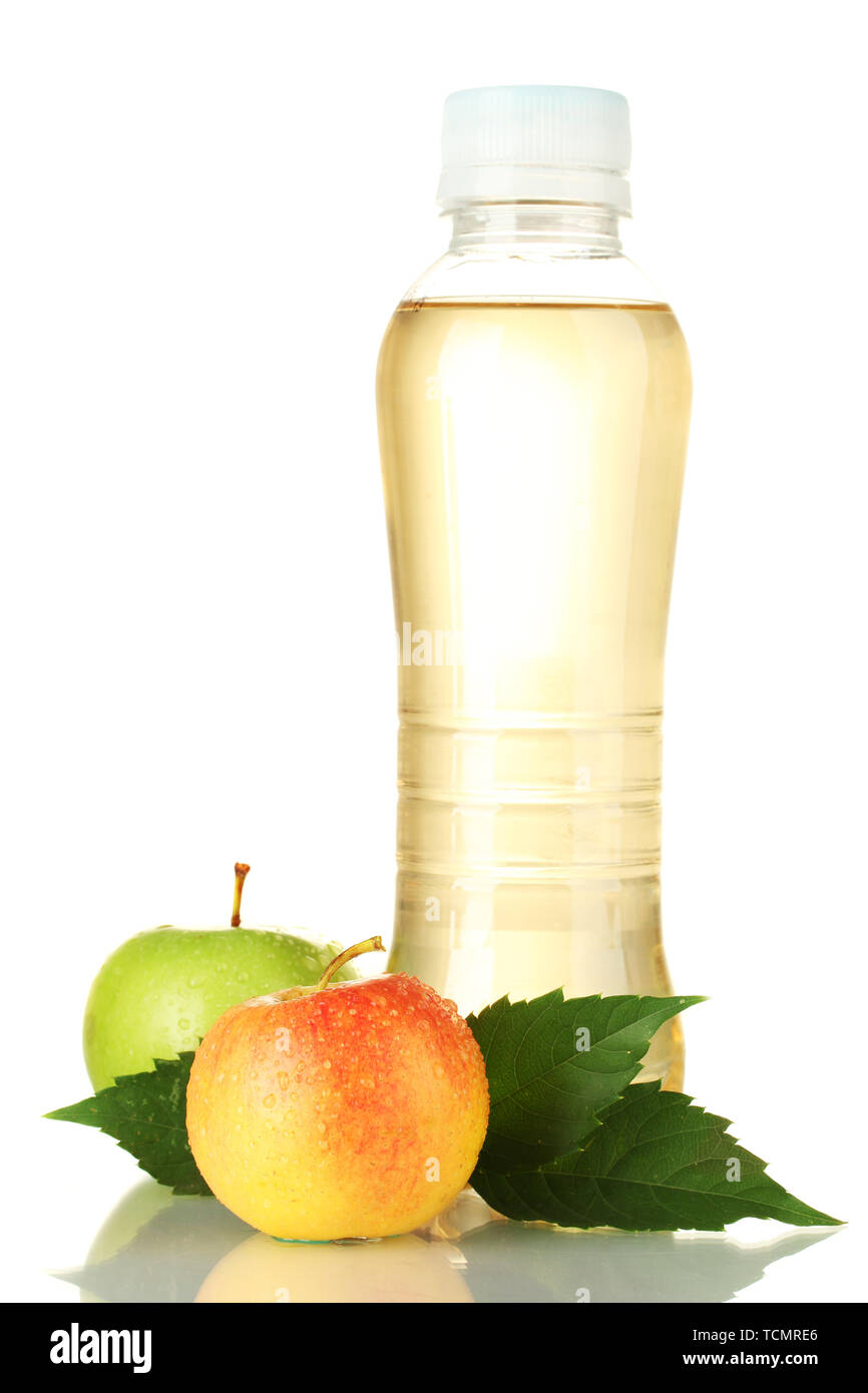bottle of juice with sweet apples, isolated on white Stock Photo - Alamy