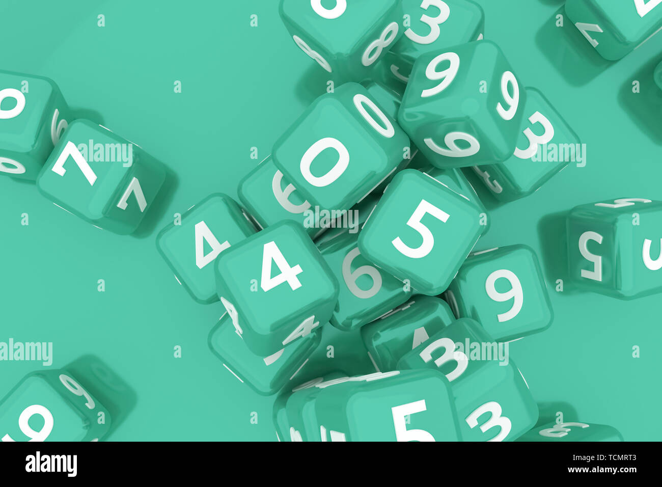 Typography, symbol or sign, bunch of number character. For ...