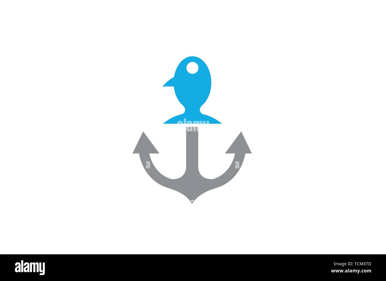 Fish ship icon flat Cut Out Stock Images & Pictures - Alamy