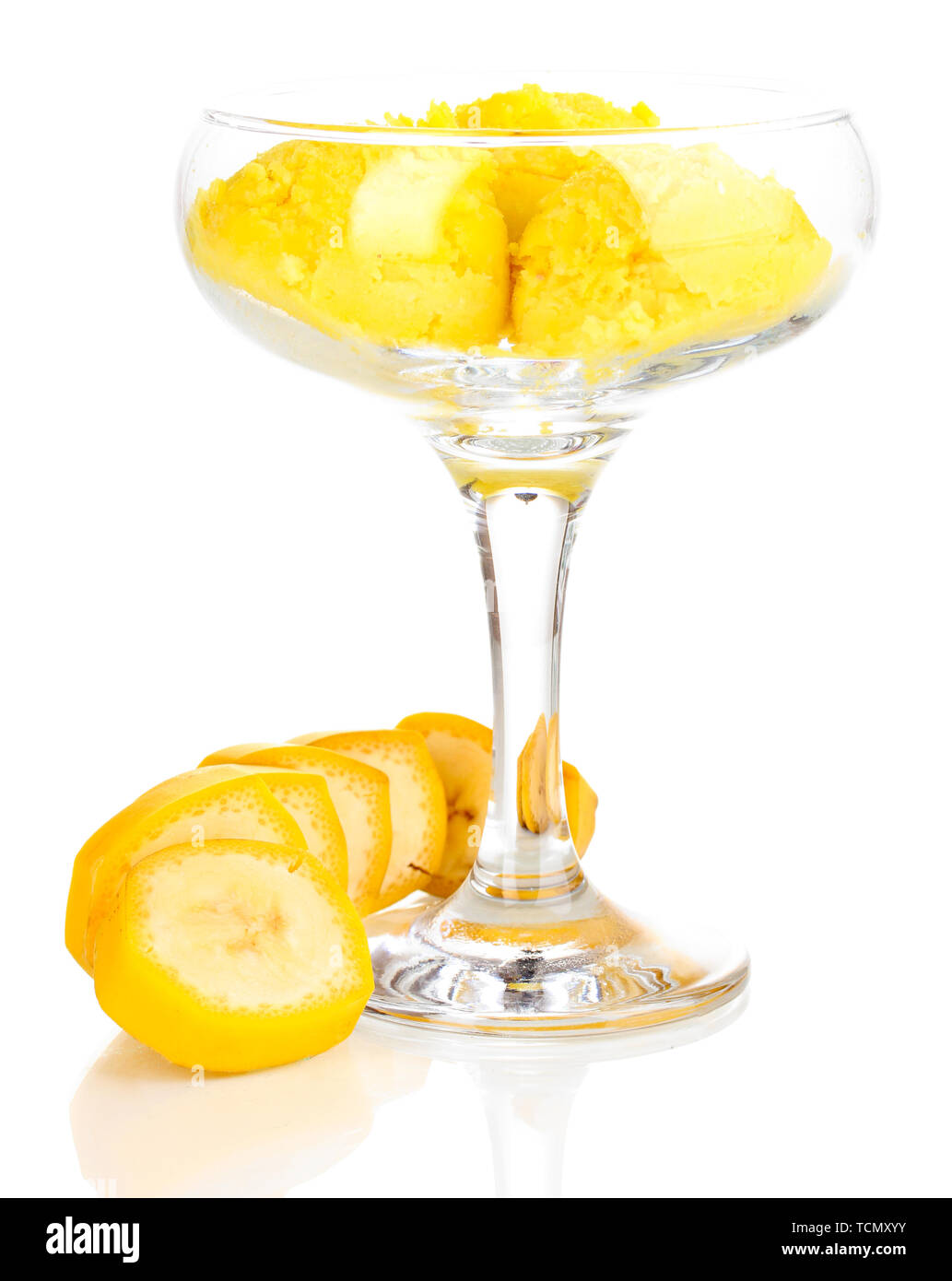 delicious ice cream isolated on white Stock Photo - Alamy