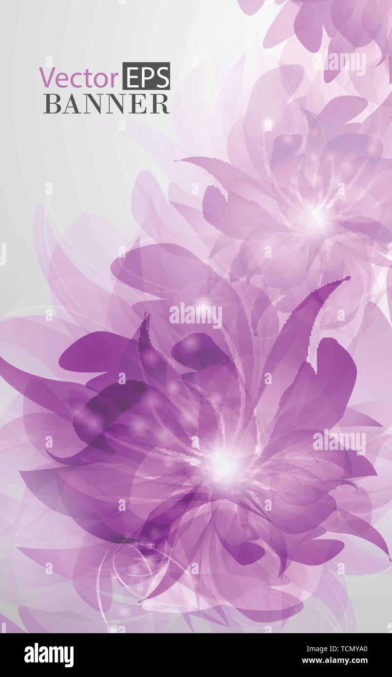 Abstract colorful background with flowers Stock Vector Image & Art - Alamy